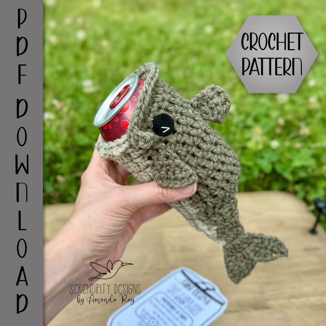 PDF Catfish With Purrmaid Can Drink Beer Cozy Skinny Can Crochet ...