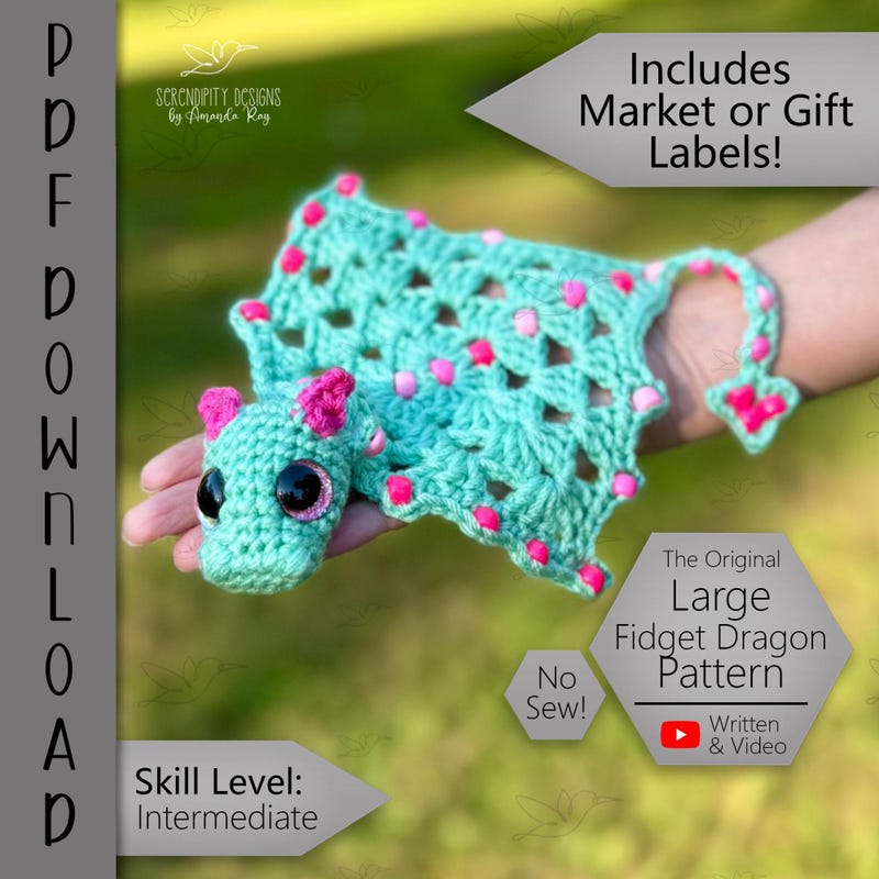 Sensory Crochet Beads - Etsy UK