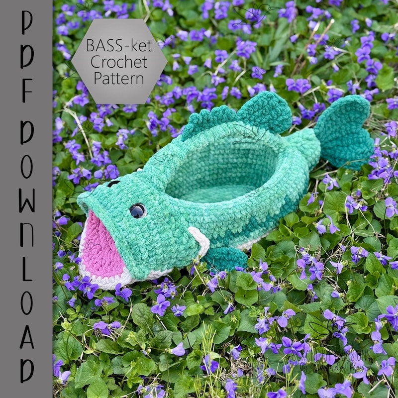 Fish Crochet Basket - Etsy