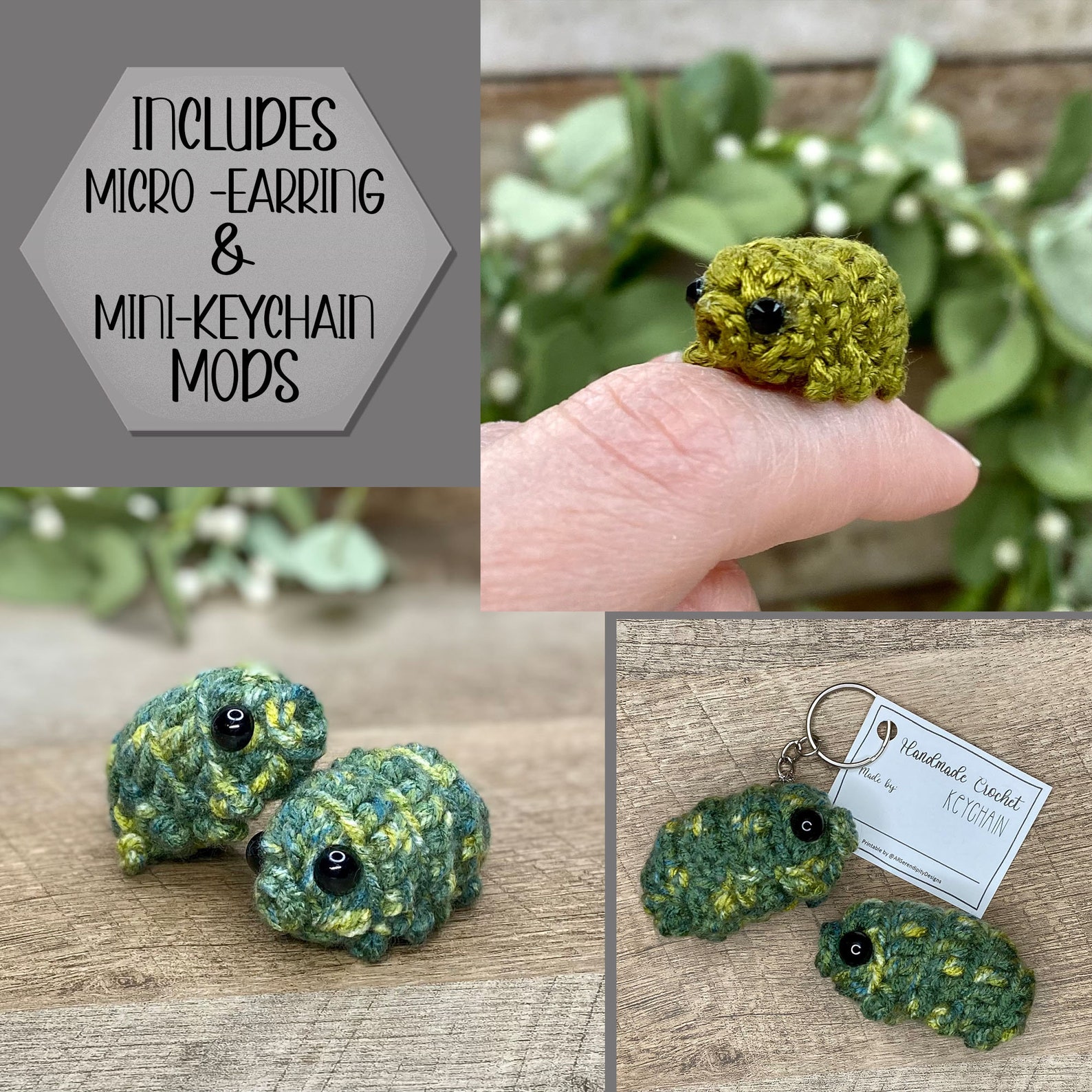 PDF No Sew Water Bear-loon Reusable Tardigrade Water Balloon Earrings ...