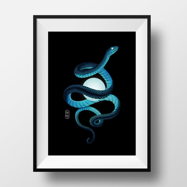 Snake Wall Art - Etsy
