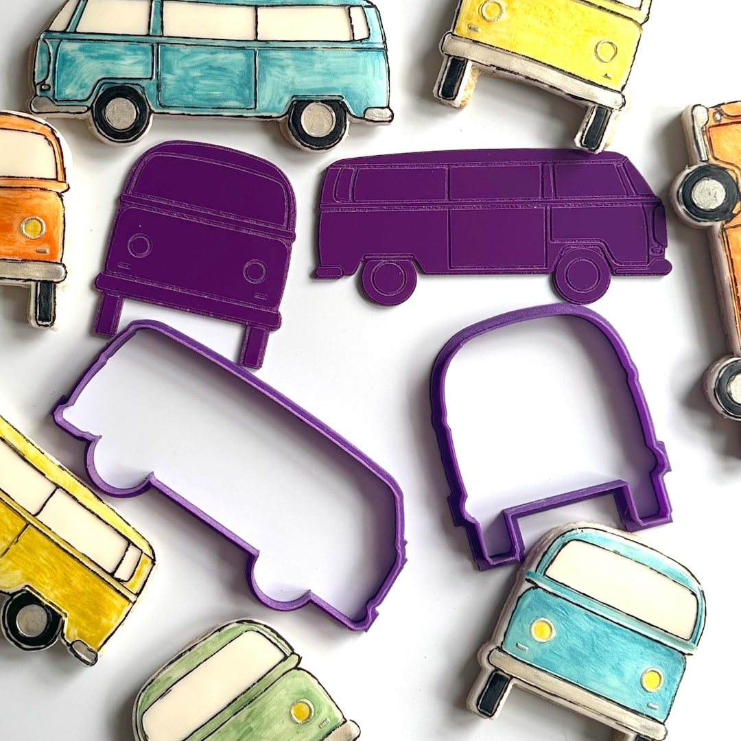 Impressed® Cutz CAMPER VAN Cookie Cutter and Embosser Set - Etsy