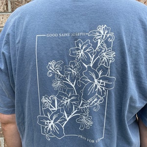 St. Joseph Catholic Short-sleeve Comfort Colors Tee - Etsy