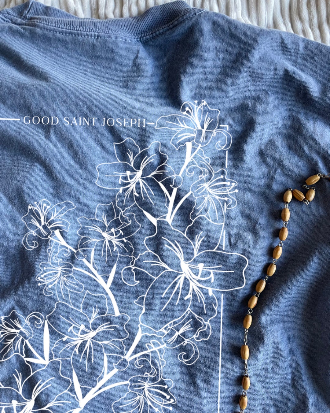 St. Joseph Catholic Short-sleeve Comfort Colors Tee - Etsy