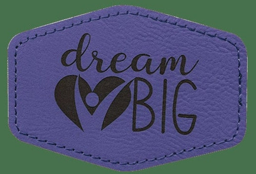 3"x2" HEX Customizable Faux Leather Patch, Hex Patch, Name Patch, Hat ...