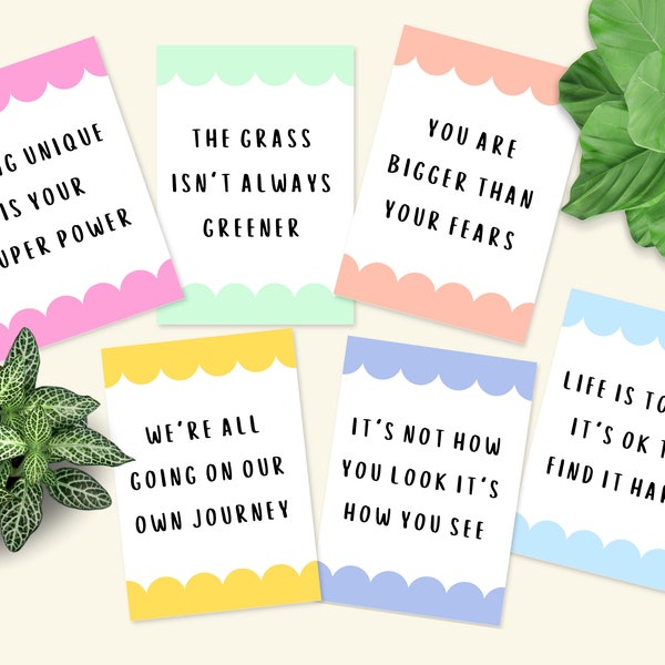 Motivational Postcards - Etsy UK
