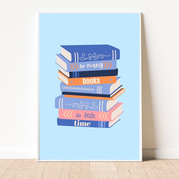 So Many Books - Etsy