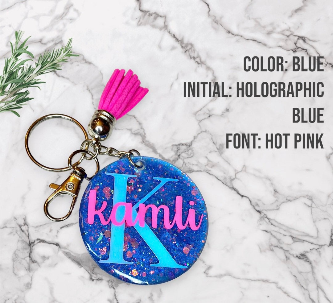 Full Coverage Personalized Resin-acrylic Keychains - Etsy