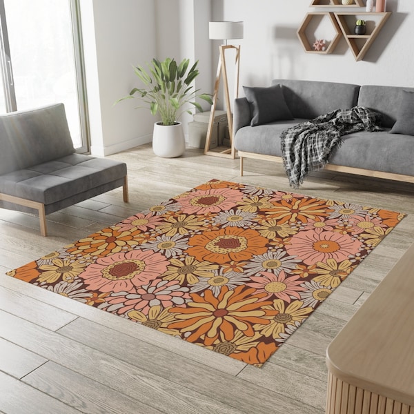 Flower Rug - Etsy