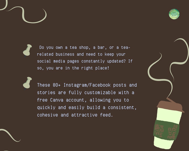 Barista Takeaway Social Media Canva Templates: 80+ Editable Instagram ...