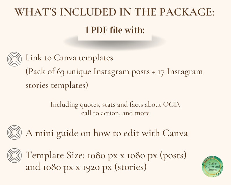OCD Awareness Canva Templates for Counselors & Psychologists ...