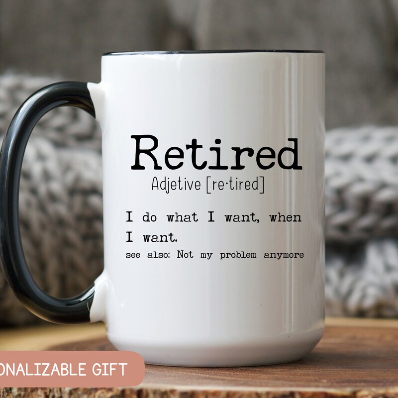 Retirement Mug - Etsy