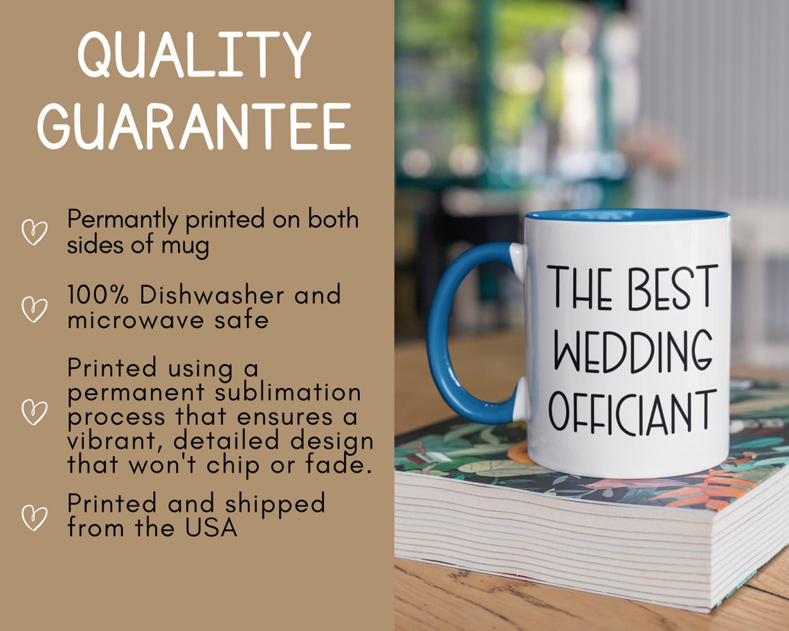 Personalized Wedding Officiant Gift Best Wedding Officiant - Etsy