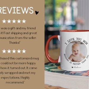 Mom Gift From Child, First Mother's Day Gift, New Mom Gift, Custom 1st ...