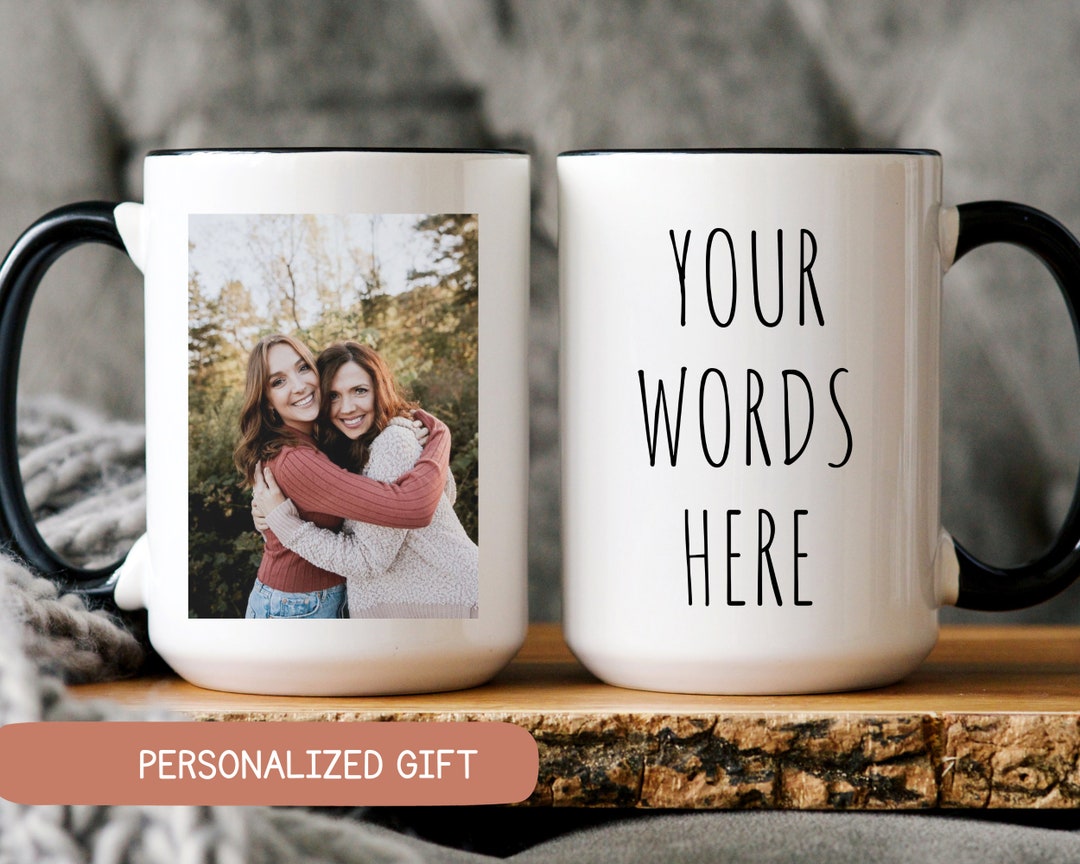 Custom Photo Mug Grandma, Personalized Photo for Grandma, Photo Mug Mom ...