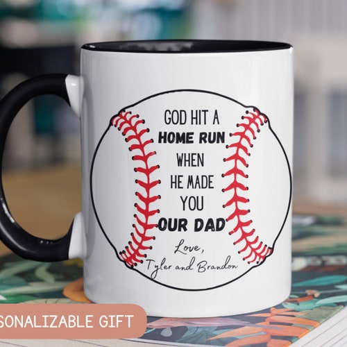 Dad DIY Handprint Baseball Mitt Art Father's Day Gift - Etsy