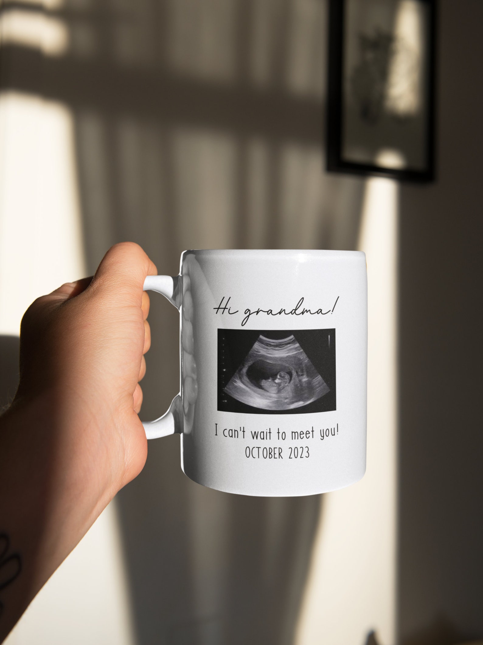 Hi Grandma Ultrasound, Grandma Pregnancy Announcement, Baby ...