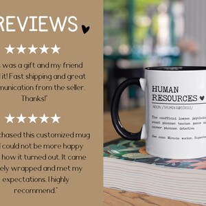Custom Human Resources Definition Mug, Personalized HR Mug, HR ...