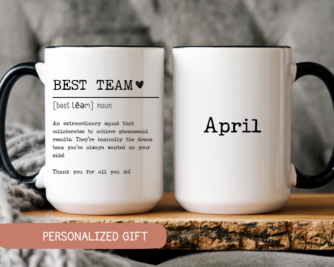 Best Team Gifts, Personalized Team Coffee Mug, Best Team Definition Mug ...