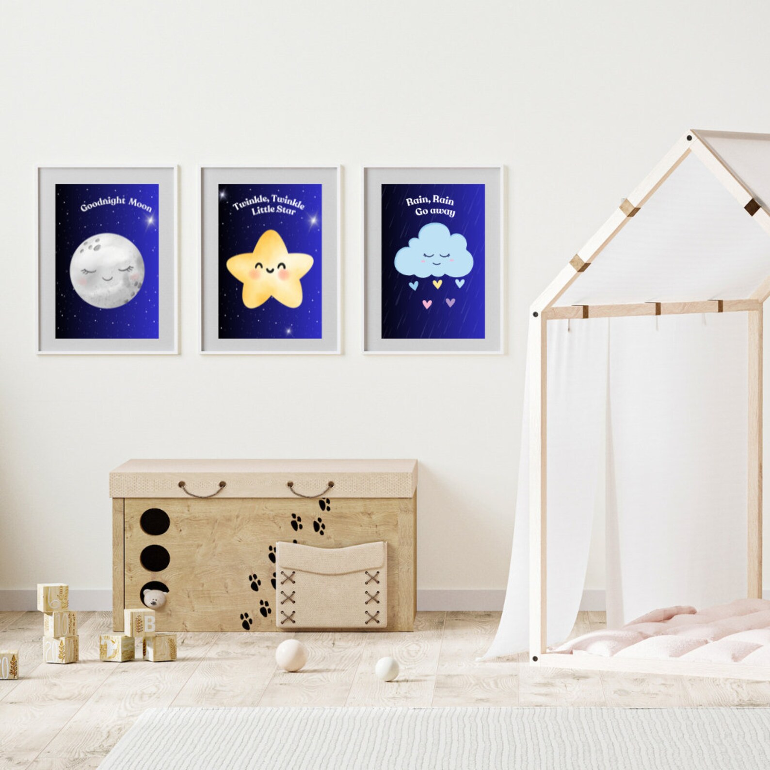 Goodnight Moon Nursery Book Inspired Print - Etsy