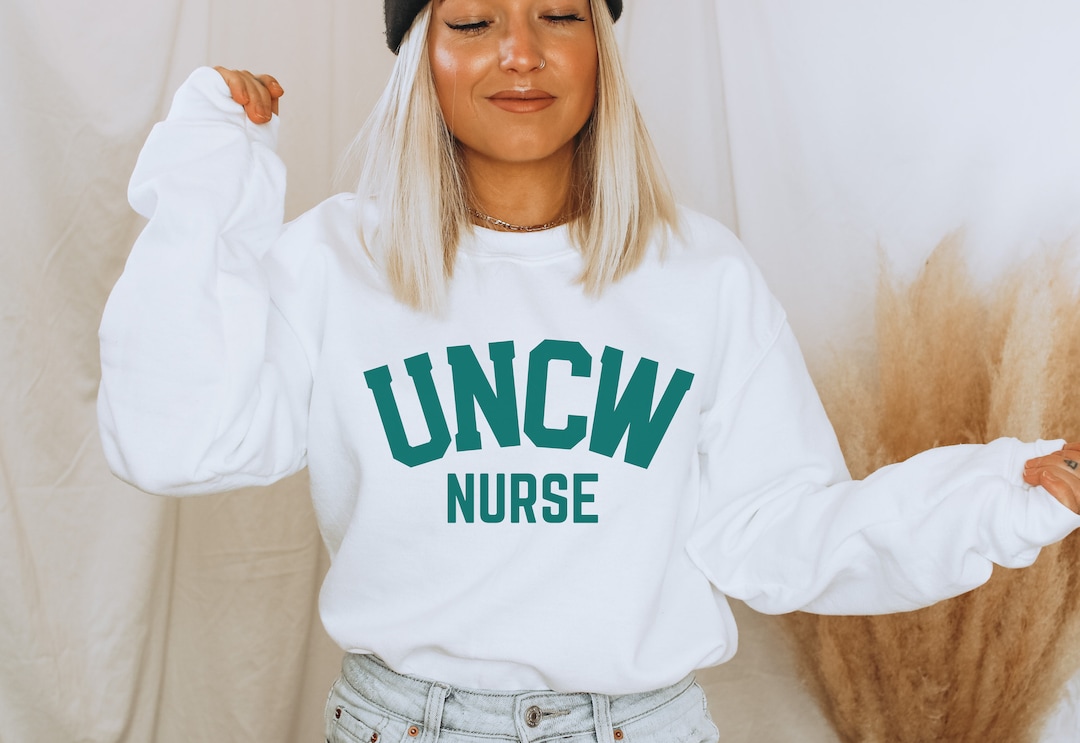 UNCW Nurse Sweatshirt, UNCW Seahawks, Graduation Gift, UNCW Apparel ...