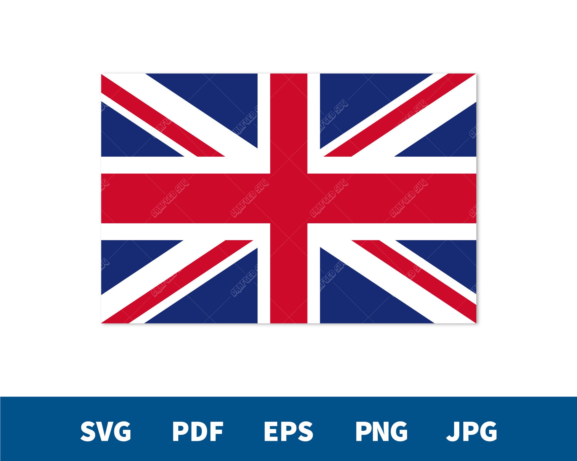 Flag of UK United Kingdom | Svg - Pdf - Eps - Png - Jpg - Etsy UK