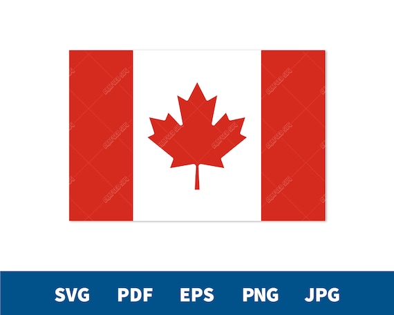 Flag of Canada Svg Pdf Eps Png Jpg - Etsy