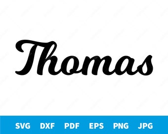 Thomas Font Svg - Etsy Australia