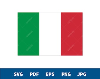 Italy National Flag SVG - Etsy