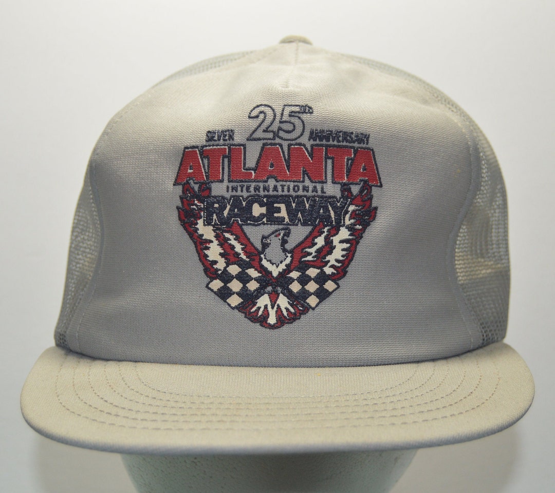 Vintage 80s 25th Anniversary Atlanta International Raceway Mesh Back ...