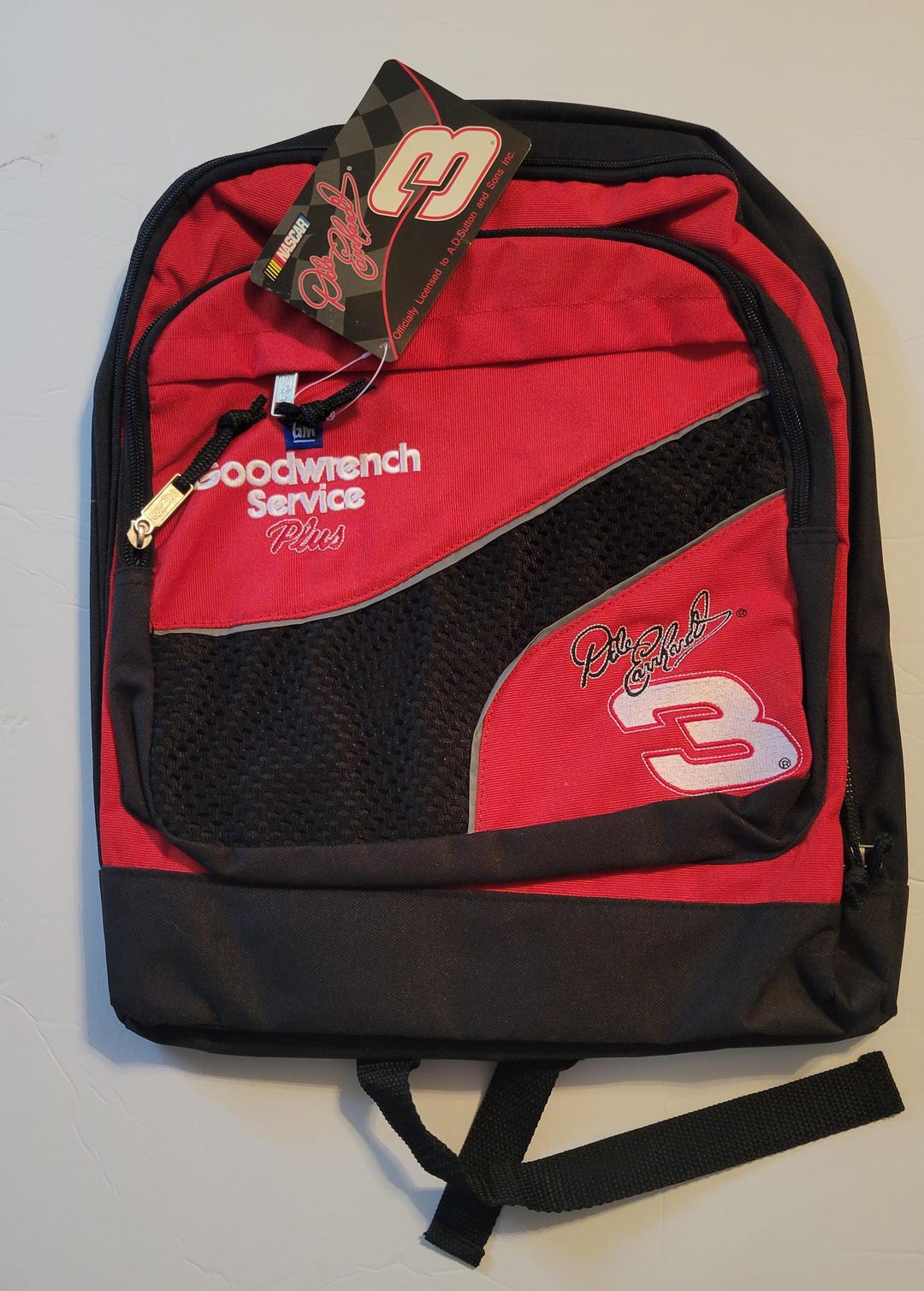 Vintage Dale Earnhardt, Sr. Red GM Goodwrench Racing Plus Backpack or ...