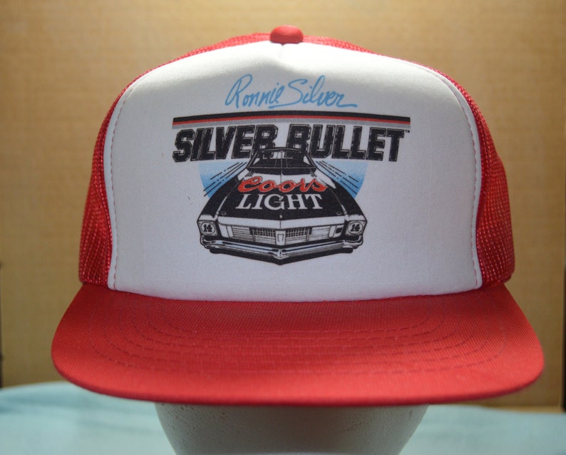 Vintage Ronnie Silver Coors Light Silver Bullet Racing Hat - Etsy