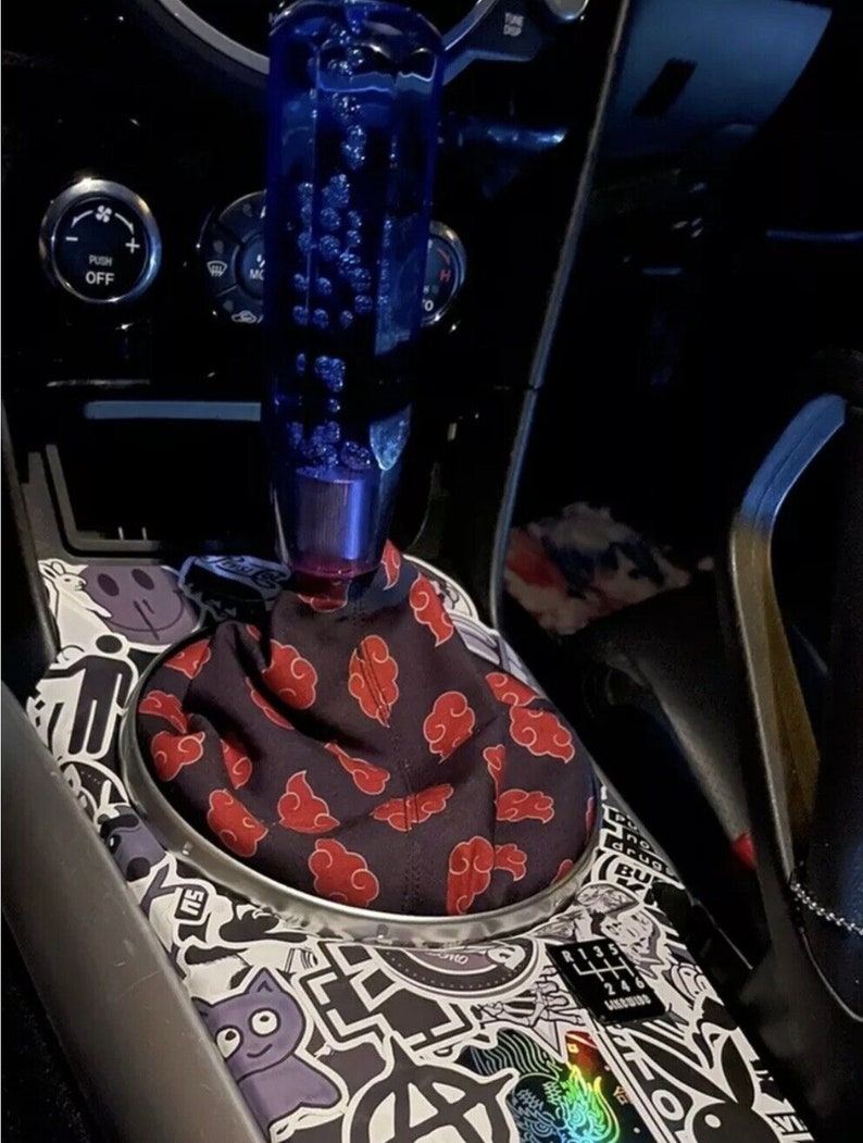 JDM Akatsuki Clouds Naruto Anime Shifter Boot Cover Universal - Etsy ...