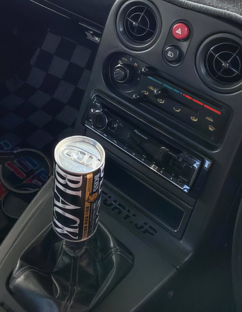 Custom Black Boss Coffee Japanese Can Gear Shift Knobs JDM Manual Auto ...