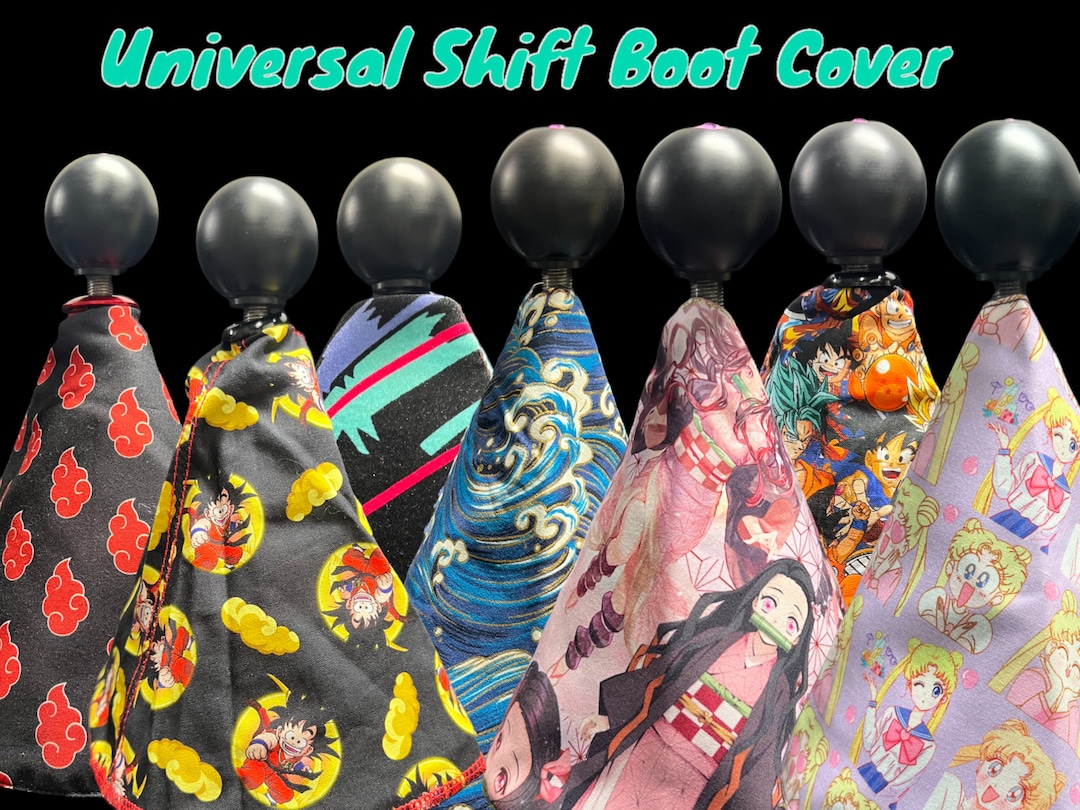 Universal Custom Anime Shift Boot Covers Shift Knobs JDM Manual Auto ...