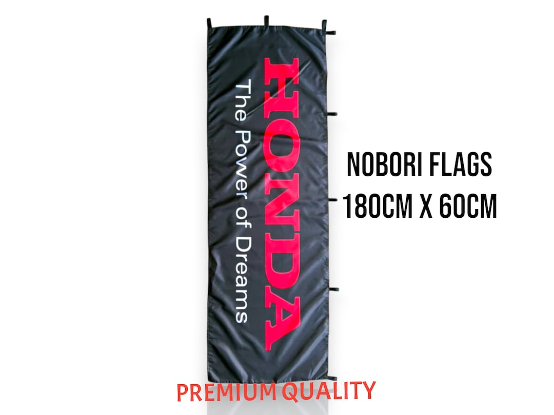 HONDA DREAM JDM Nobori Flag High Premium Quality - Etsy