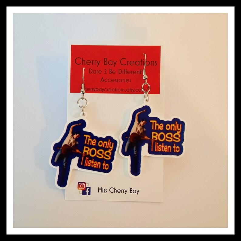 80s-rock and Roll-music Themed-american-bruce Springsteen-born in the ...