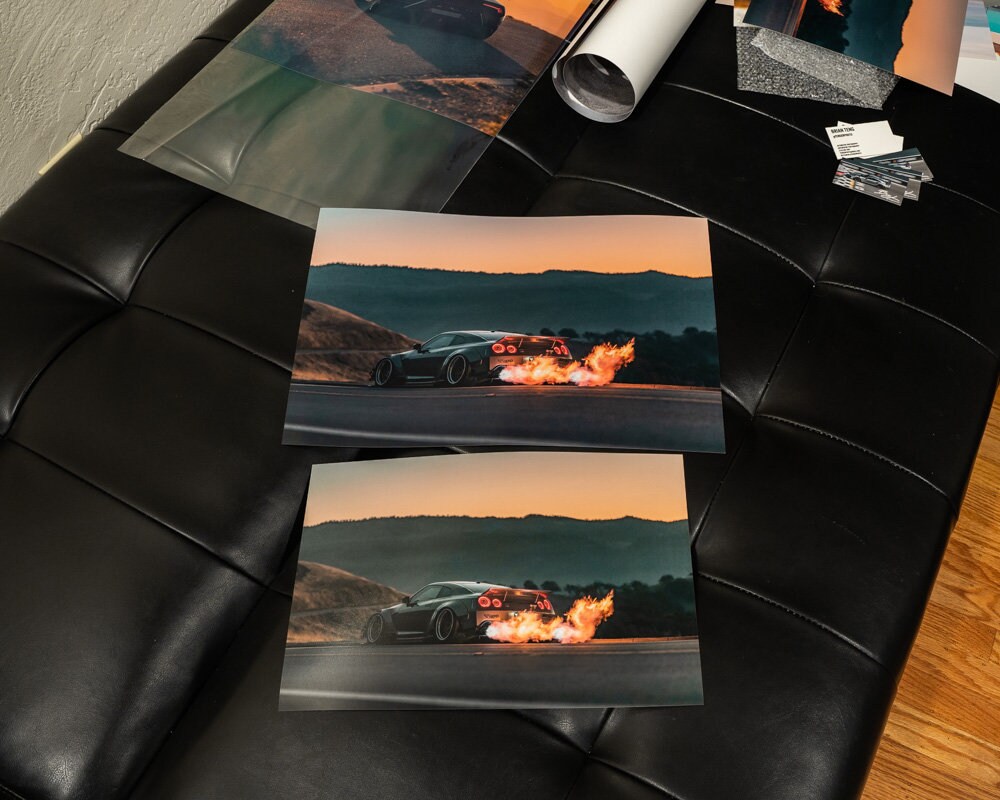 Liberty Walk GTR Aka GTRRARI Aka the Flamethrower (20x16in) Poster ...