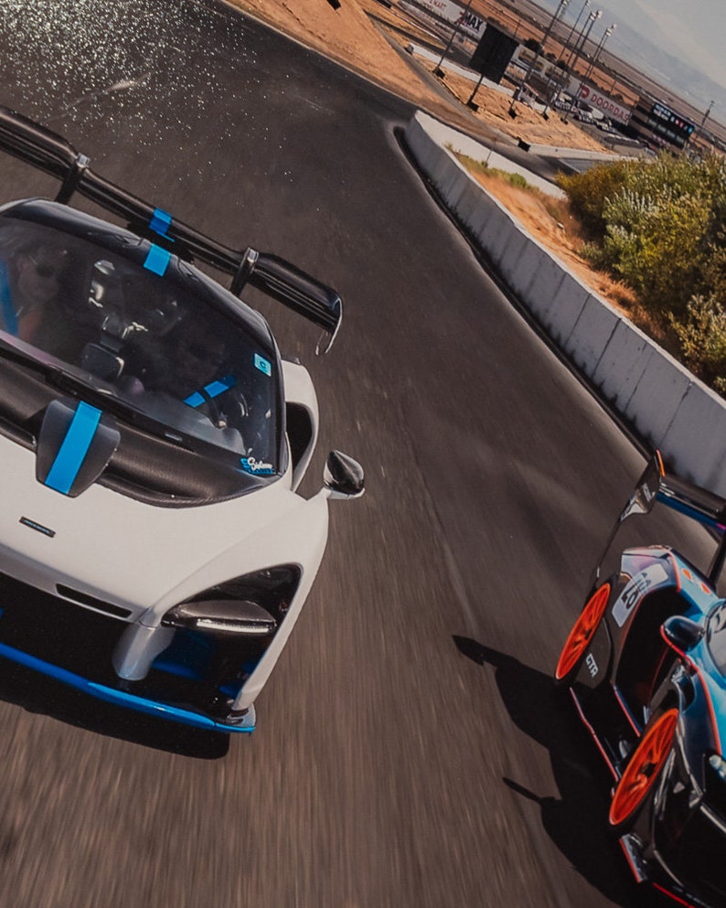 Mclaren Senna and Its Big Brother Senna GTR Poster Print - Etsy