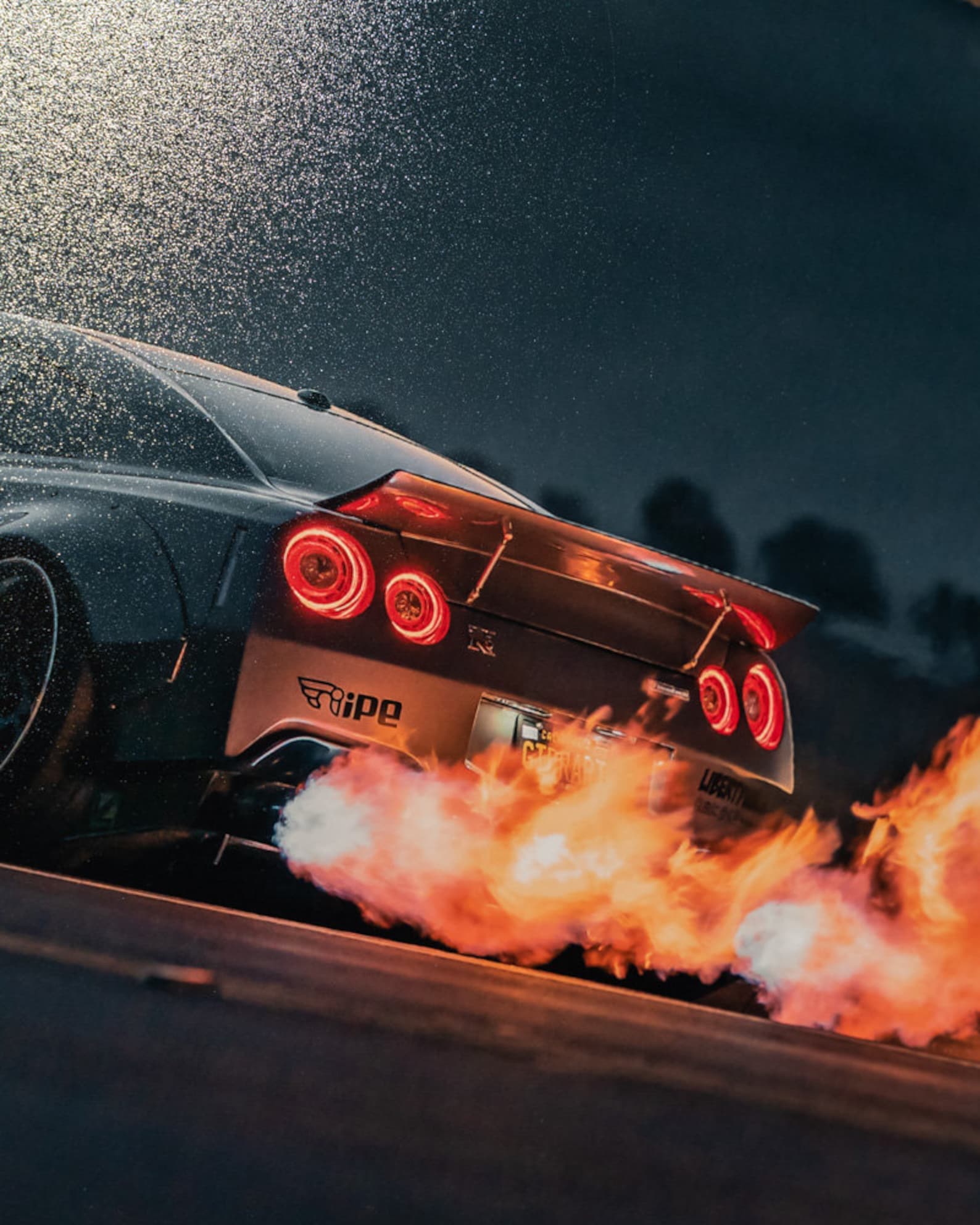 Liberty Walk GTR Aka GTRRARI Aka the Flamethrower (20x16in) Poster ...