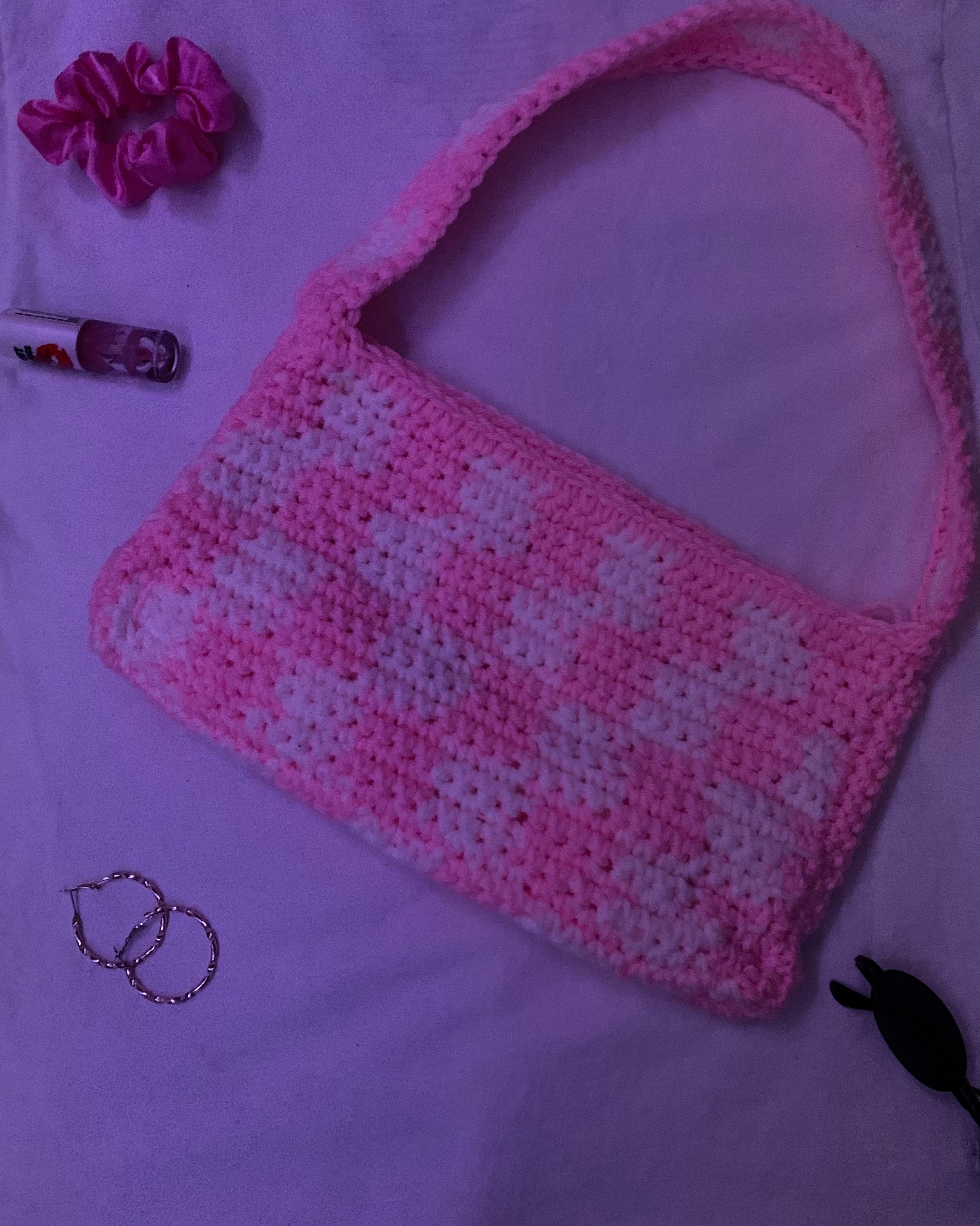 Checkered Purse - Etsy