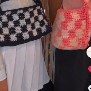 Checkered Purse - Etsy