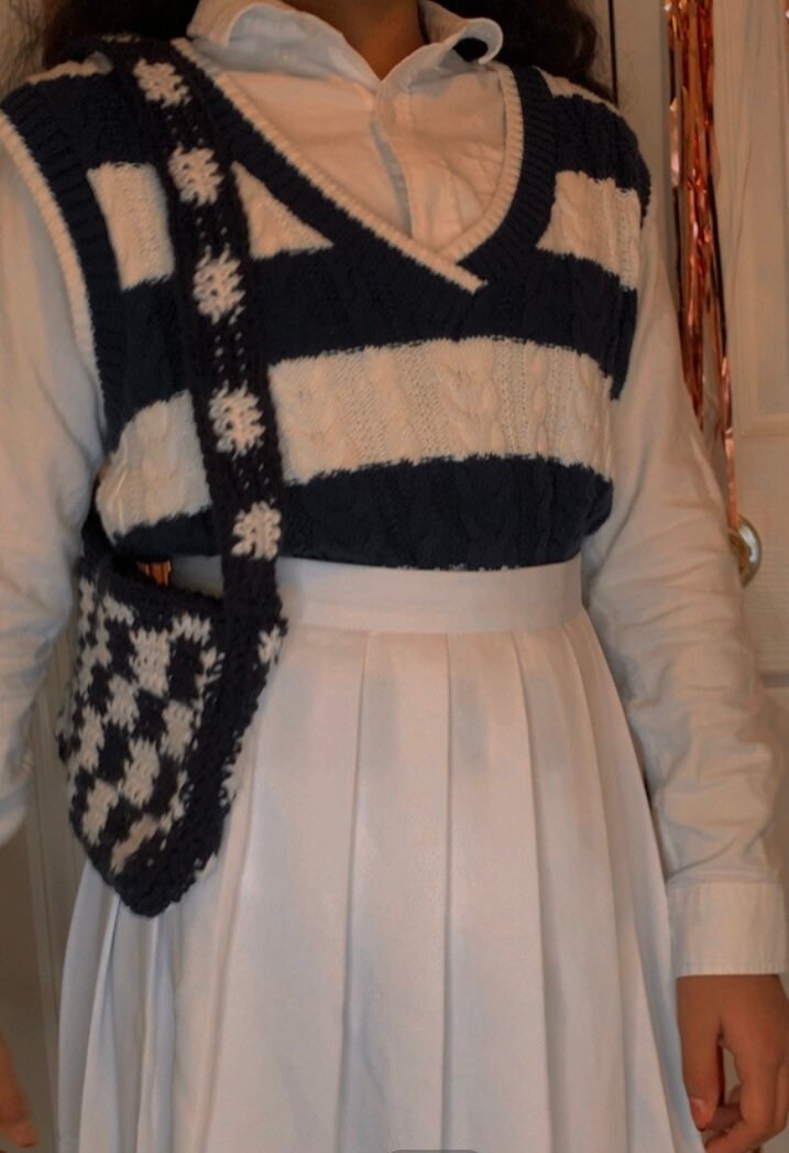 Checkered Purse - Etsy