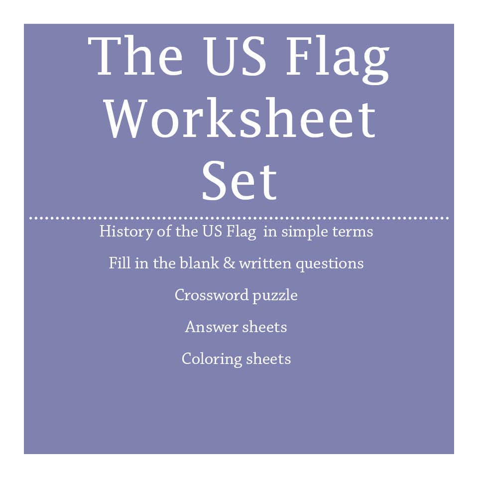 US Flag Worksheet - Etsy
