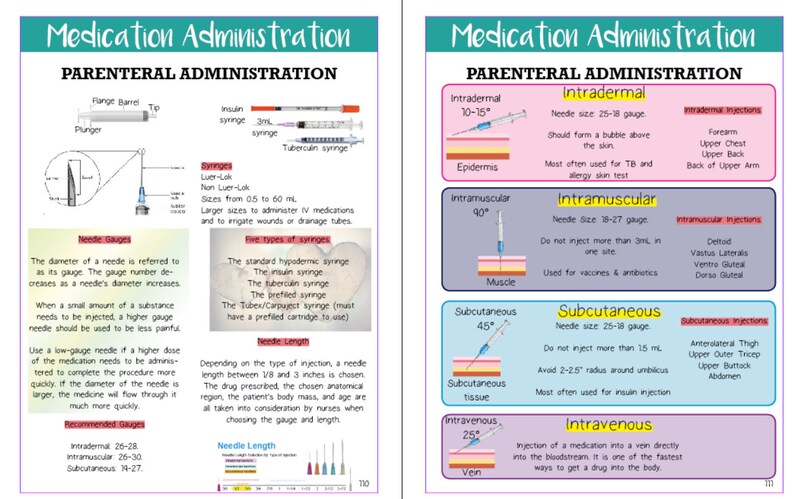 Medication Administration Nursing Notes - Etsy