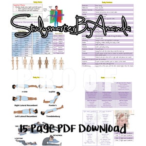 Intro to Medical Terminology Nursing Notes - Etsy