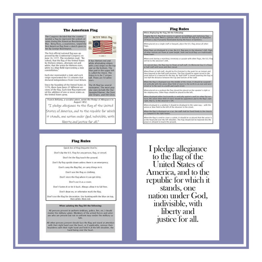US Flag Worksheet - Etsy