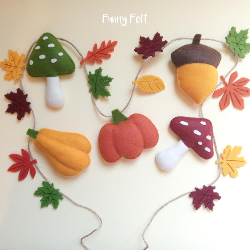 Felt Garland - Etsy