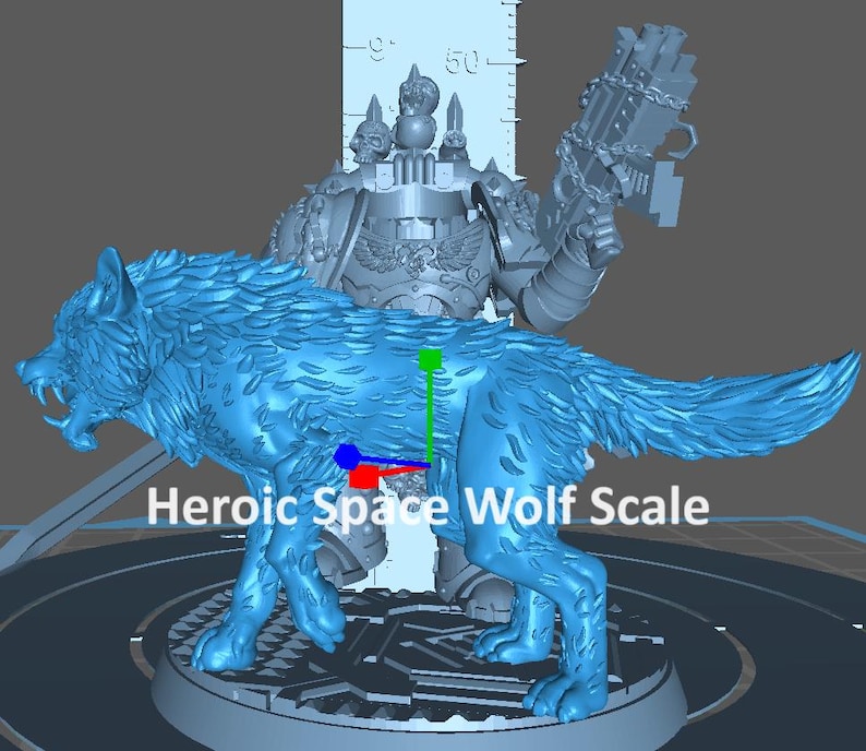 Wolf NPC Monster (5 Variant Wolves) Miniature 28mm or 32mm Scale by ...
