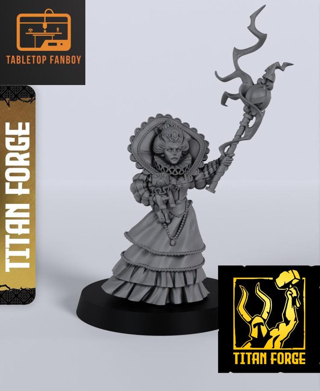 Marquis Noble Caster Miniature 28mm or 32mm Scale by Titan Forge With ...